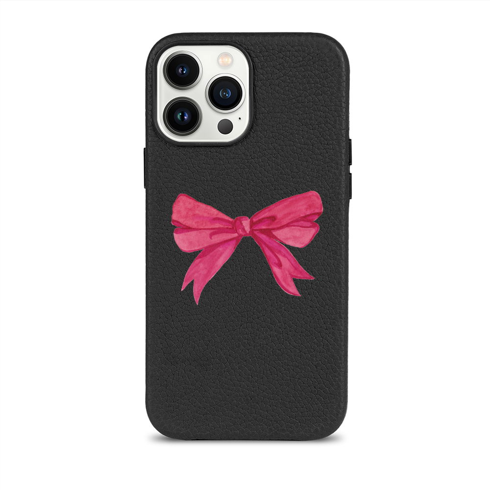 Ribbon iPhone 14 and 13 Series Leather Phone Case – The Common Flecks ...
